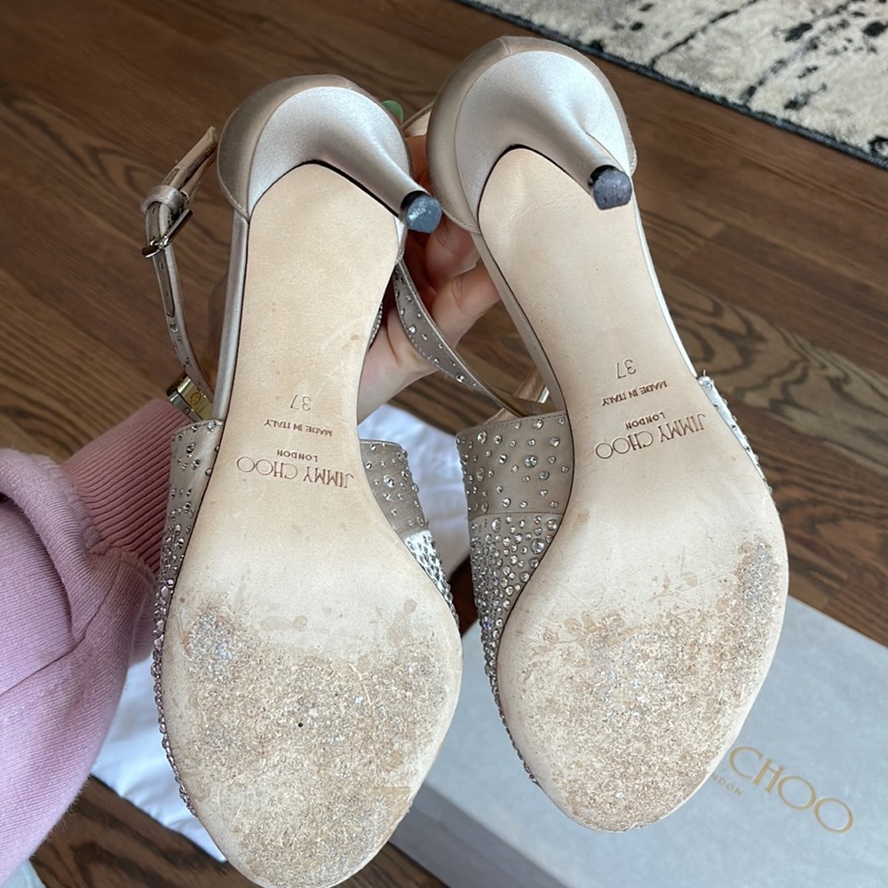 Jimmy Choo Crystal Wedding Shoes - Gem